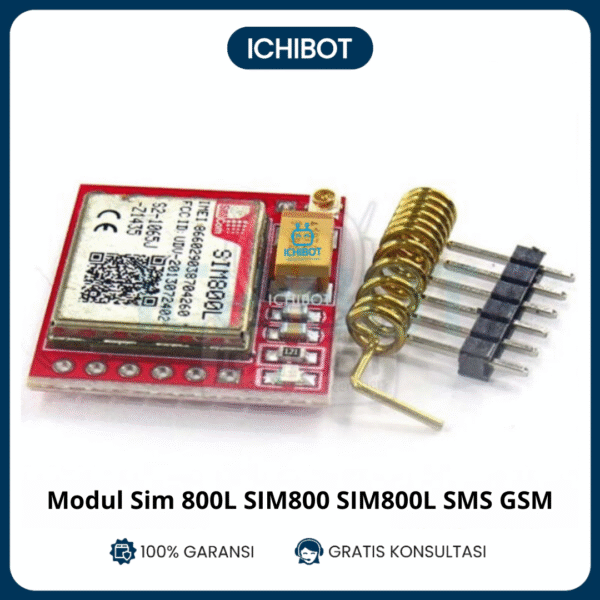 Modul SIM 800L SIM800 SIM800L SMS GSM Merah - Ichibot Store